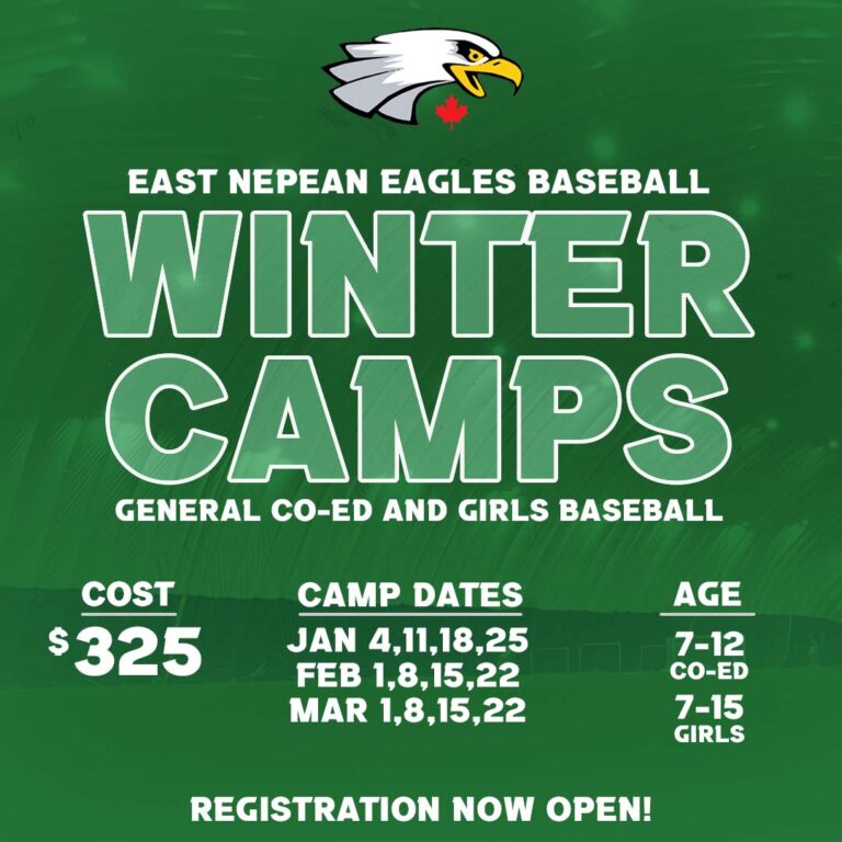Winter Camp Registration Now Open – East Nepean Baseball Association